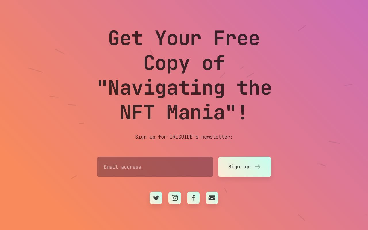 Get Your FREE Copy of "Navigating the NFT Mania"!